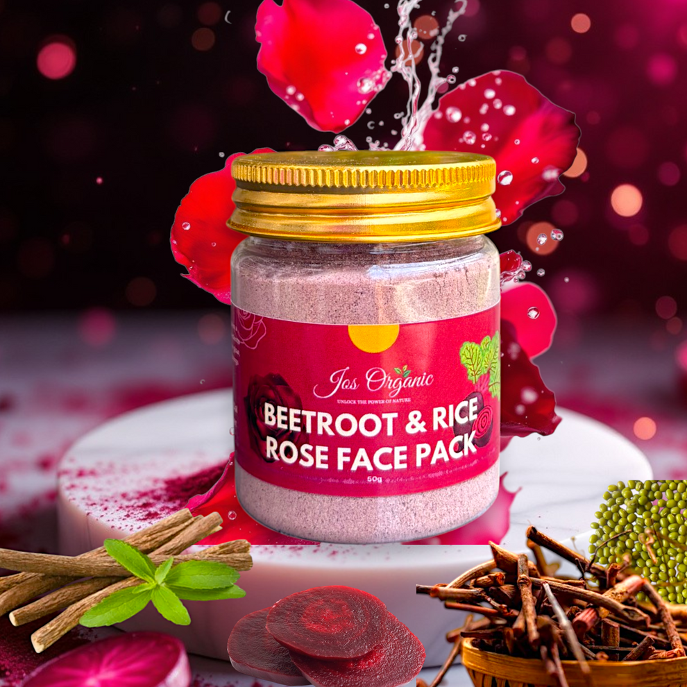Beetroot & Rice Rose Face Pack – Jos Organic